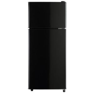 OOTDAY Compact Refrigerator 3.5 Cu Ft - Mini Refrigerator Separate Freezer - 2 Door for Garage Camper Basement/Dorm/Office/Family, Black