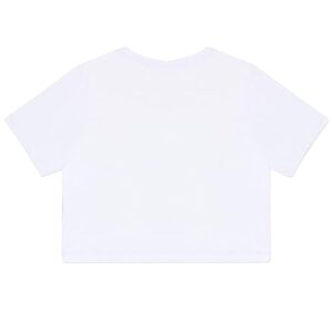 Barbie Crop Top Women | Cropped T Shirts for Women | Womens Summer Tops | White S