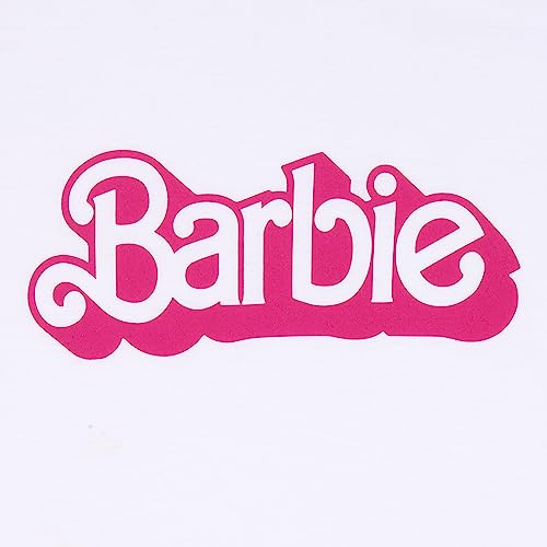 Barbie Crop Top Women | Cropped T Shirts for Women | Womens Summer Tops | White S