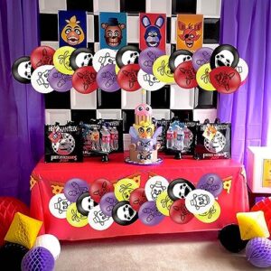 Five Nights Party Supplies, 40pcs Five Night Theme Birthday Party Latex Balloons Party Favors, Five Nights Party Decorations