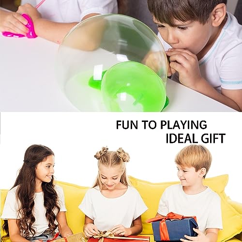 MKAKJWAW Clear Slime Kit 7 Pack Crystal Clear Set, Apple Peach Clear Slime Green Clear Slime, Soft Jelly Clear Slime Pack for Kids Easter Halloween for Girls Boys