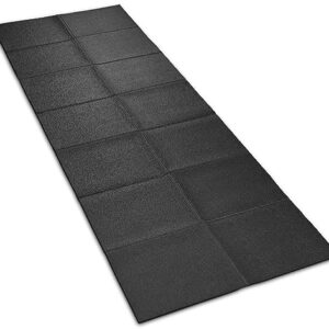 ETUST Treadmill Mat, Foldable Exercise Equipment Mat Non-Slip Durable Exercise Bike Mat High Density Fitness Workout Mats for Home Gym Hardwood Floors Carpet Protection