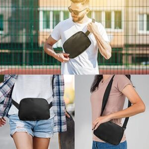 Convertible Fanny Packs For Women Men with Mini Card Wallets, Fashion Crossbody Bags for Women Men Trendy, Convertible Waist Pack Belt Bag Sling Bag Shoulder Bag with Shoulder Strap Extension Belt