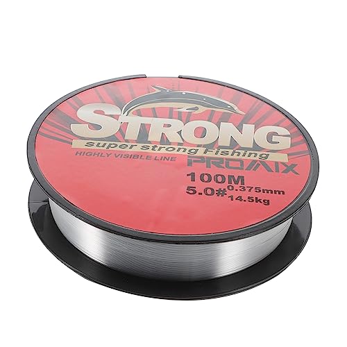 CLISPEED Braided Fishing Line Red Fishing Line Red Braided Fishing Line Outdoor Fishing Equipment Braid Fishing Lines Fishing String The Main Line Taiwan Fishing Fishing Reel Fishing Wire