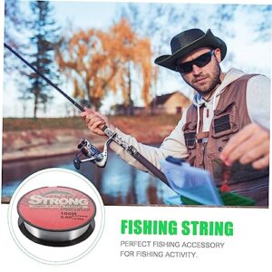 CLISPEED Braided Fishing Line Red Fishing Line Red Braided Fishing Line Outdoor Fishing Equipment Braid Fishing Lines Fishing String The Main Line Taiwan Fishing Fishing Reel Fishing Wire