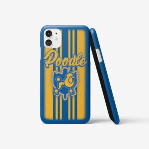 Sigma Gamma Rho Poodle iPhone 11 Case White