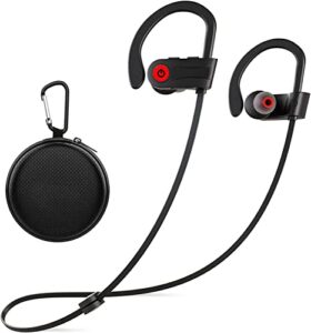 psier bluetooth headphones wireless earbuds running headphones with 15 hours playtime bluetooth 5.3 headphones ipx7 waterproof hd sound earphones