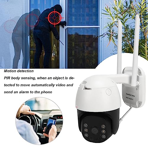 Heayzoki Security Cameras Wireless Outdoor with Solar Panel, 1080P Solar Security Camera System, Dual Power Supply, PIR Human Detection, 2 Way Talk, IΡ66 Waterproof