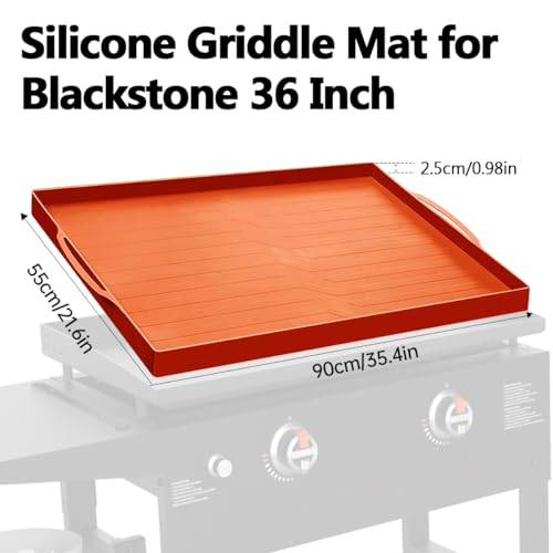 36in Blackstone Griddle Silicone Mat for Blackstone 36 Inch Griddle, KPAIDA Griddle Buddy Grill Mat, Anti Rust Mat for Grill, Heavy Duty Silicone Blackstone Griddle Cover