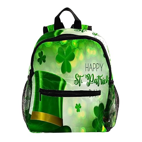 suojapuku Small Backpack,Mini Backpack Lightweight Backpack,st. patricks day leaf Printing Small Daypack Travel Rucksack