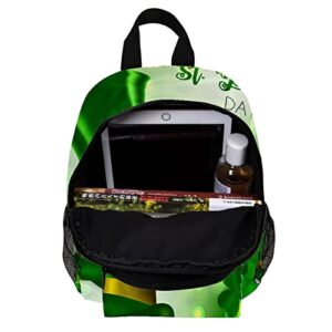 suojapuku Small Backpack,Mini Backpack Lightweight Backpack,st. patricks day leaf Printing Small Daypack Travel Rucksack