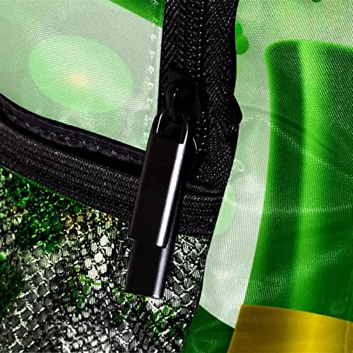 suojapuku Small Backpack,Mini Backpack Lightweight Backpack,st. patricks day leaf Printing Small Daypack Travel Rucksack