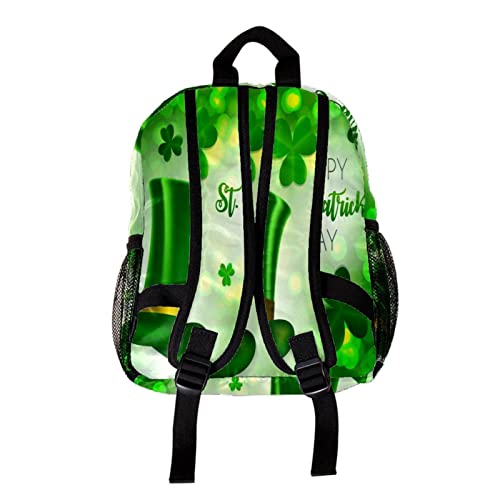 suojapuku Small Backpack,Mini Backpack Lightweight Backpack,st. patricks day leaf Printing Small Daypack Travel Rucksack