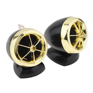 drisentri car speakers, 1200w car dome tweeter, 2pcs universal 12v tweeters mini horn music dome loudspeaker audio speaker for car audio system, car audio tweeters