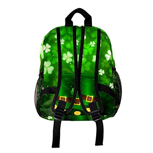 suojapuku Small Backpack,Mini Backpack Lightweight Backpack,st.patrick's day leaves hat Printing Small Daypack Travel Rucksack