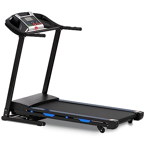 Incline Treadmill,3.5HP Treadmills for Home,Treadmill with 0-15% Auto Incline,Folding Treadmill for Running Walking 330 lbs Weight Capacity,Electric Treadmill,APP Bluetooth & Pulse Monitor (Black)