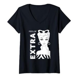 Barbie - Feelin' Extra V-Neck T-Shirt