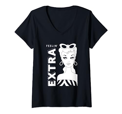 Barbie - Feelin' Extra V-Neck T-Shirt