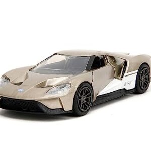 Pink Slips 1:32 2017 Ford GT Die-Cast Car, Toys for Kids and Adults(Metallic Gold)