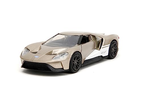 Pink Slips 1:32 2017 Ford GT Die-Cast Car, Toys for Kids and Adults(Metallic Gold)