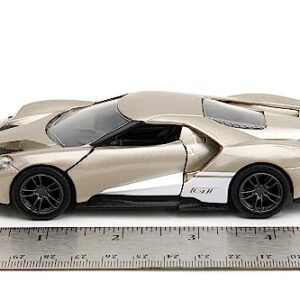 Pink Slips 1:32 2017 Ford GT Die-Cast Car, Toys for Kids and Adults(Metallic Gold)