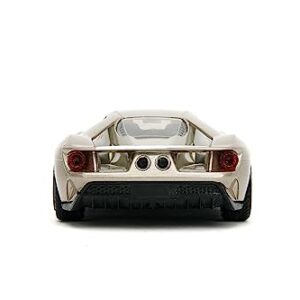 Pink Slips 1:32 2017 Ford GT Die-Cast Car, Toys for Kids and Adults(Metallic Gold)