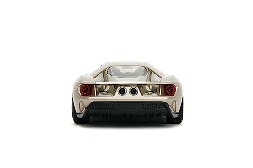 Pink Slips 1:32 2017 Ford GT Die-Cast Car, Toys for Kids and Adults(Metallic Gold)