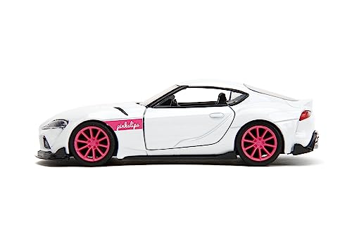 Pink Slips 1:32 2020 GR Toyota Supra Die-Cast Car, Toys for Kids and Adults(White)