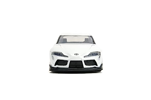 Pink Slips 1:32 2020 GR Toyota Supra Die-Cast Car, Toys for Kids and Adults(White)