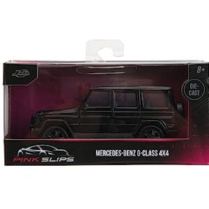 Pink Slips 1:32 Mercedes Benz G Class 4x4 Die-Cast Car, Toys for Kids and Adults (Black)