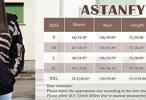 ASTANFY Skeleton Oversized Zip Up Hoodie Women Halloween Skull Sweashirt Y2k Skull Sweashirt Fall Streetwears Pullover Tops