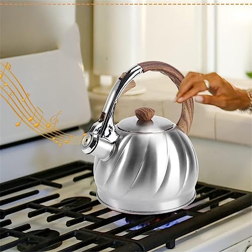 Tea Kettle For Stove Top Teapot For Stovetop Stainless Steel Whistle Teapot Kettle Whistling Tea Kettle For Gas Stove Tea Pot Stovetop