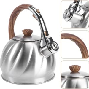 Tea Kettle For Stove Top Teapot For Stovetop Stainless Steel Whistle Teapot Kettle Whistling Tea Kettle For Gas Stove Tea Pot Stovetop