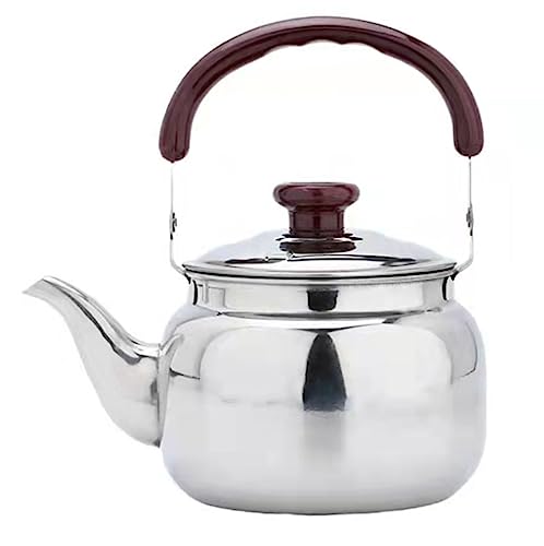 Tea Kettle For Stove Top Teapot For Stovetop Stainless Steel Whistle Kettle Teapot With Handle Teapot For All Stovetops Kitchen Tea Pot Stovetop (Size : 1L)