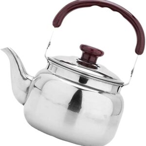 Tea Kettle For Stove Top Teapot For Stovetop Stainless Steel Whistle Kettle Teapot With Handle Teapot For All Stovetops Kitchen Tea Pot Stovetop (Size : 1L)