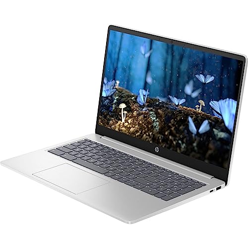 HP Chromebook Laptop 2023| Intel Processor N200 Beats i7-10510Y| 15.6inch IPS Display Narrow Bezel| Numeric Keyboard| Wireless Wi-Fi6| USB C| Fast Charge (8GB RAM |64GB eMMC+32G SD Card)