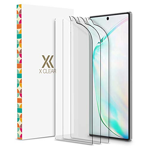 XClear 3 Pack Screen Protector Designed for Galaxy Note 10 Plus/Note 10 Plus 5G (2019) & 3 Pack Screen Protector Designed for Galaxy Note 10 (2019) [Case Friendly]