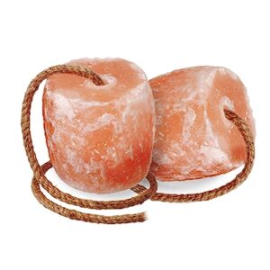 Himalayan Salt Lick 6 LbsPack of 4 | Himalayan Licking Salt Block for Animals with Minerals | 100% Himalayan Pink Licking Salt Licks for Cows, Goats, Deer, Cattles & Horses on Rope