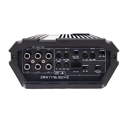 Hifonics ZRX1716.5DV2 Zeus ZRX V2 Compact 1700 Watt Super D-Class Five Channel Amplifier