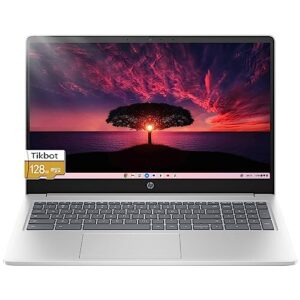 hp chromebook 8gb ram for school students adults| intel processor n200 |15.6inch ips display| numeric keyboard| wireless wi-fi6| usb type c| webcam| fast charge (8gb ram |64gb emmc+128g sd card)