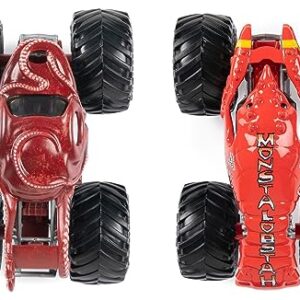 Monster Jam 2023 Official 1:64 Scale Diecast Truck 2-Pack Series 25 Octon8er vs Crushstation