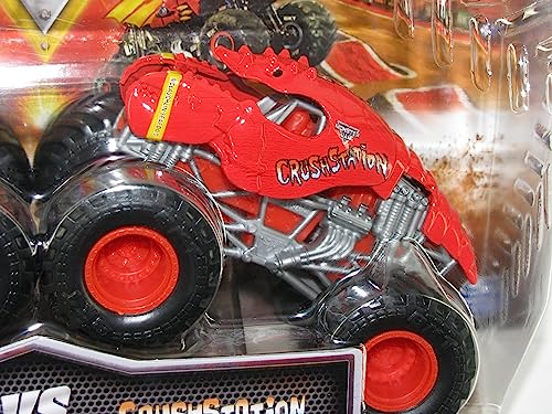 Monster Jam 2023 Official 1:64 Scale Diecast Truck 2-Pack Series 25 Octon8er vs Crushstation