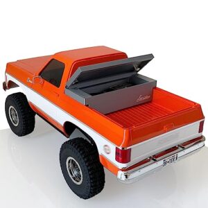 Tool Box Truck Bed Battery Box for FMS fcx24 K5 Blazer RC Crawler Upgrade Parts