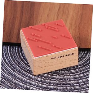 Wooden Stamps Rubber Stamps Making Stamps Stationery Bamboo Meteor