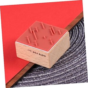 Wooden Stamps Rubber Stamps Making Stamps Stationery Bamboo Meteor