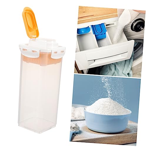 DOITOOL Liquid Dispenser lidded storage bin washing powder bucket laundry holder plastic containers storage tank with cover laundry dispenser washing powder laundry container