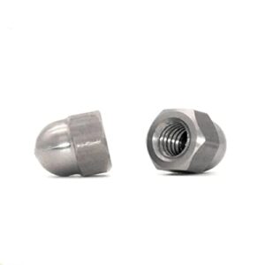 zifarm nuts, pure titanium acorn cap nuts (size : m10 2pcs)