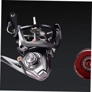 Toddmomy 1Pc Stainless Steel Fishing Wheel Fishing Equipment Fishing Reel Fishing Rod and Reel Saltwater reels baitcaster Reel Spool Bearings Spool baitcast Accessories to Rotate Full Metal