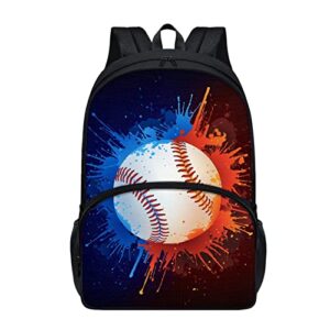 dmoyala ice and fire football backpack for girls elementary school kid bookbag aesthetic preppy girls school bag book bag laptop daypack rucksack