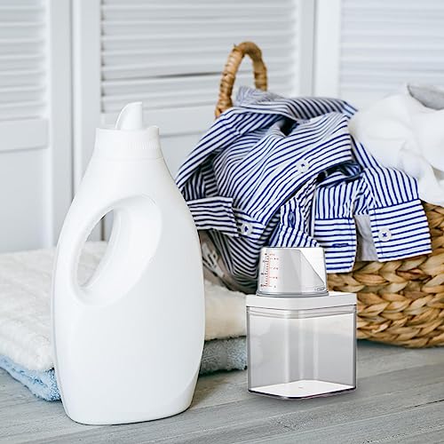 Laundry Detergent Container, 700x1100x1500x1900ml Washing Powder Dispenser, Laundry Scent Dispenser, Clear Powder Holder Laundry For Laundry Room Kitchen